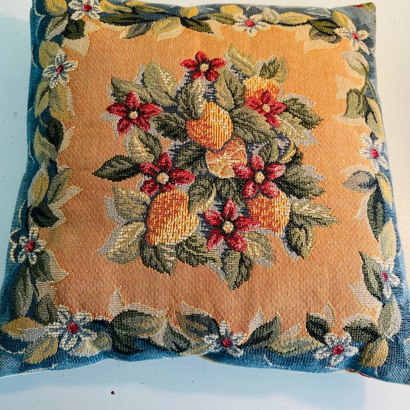 J.Pansu | Accents | Jpansu Paris Floral And Lemon 2x12 Tapestry Pillow ...